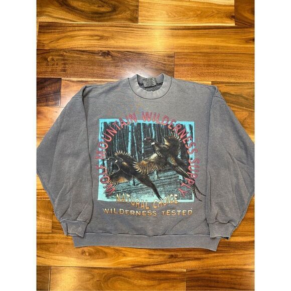 American Vintage | Shirts | Size Xl Made In Usa Wolf Mountain ...